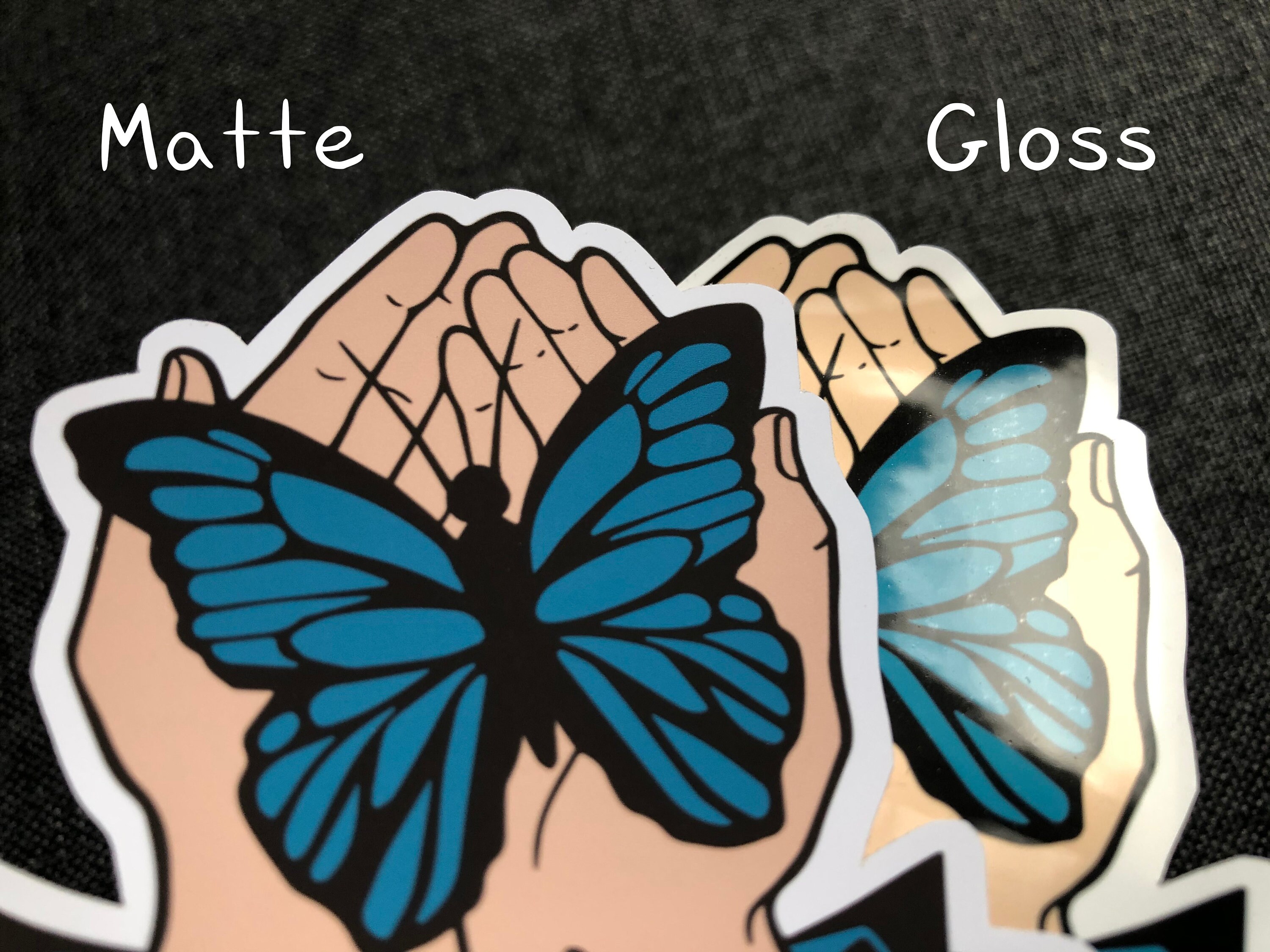 Hope Butterfly Sticker | Etsy