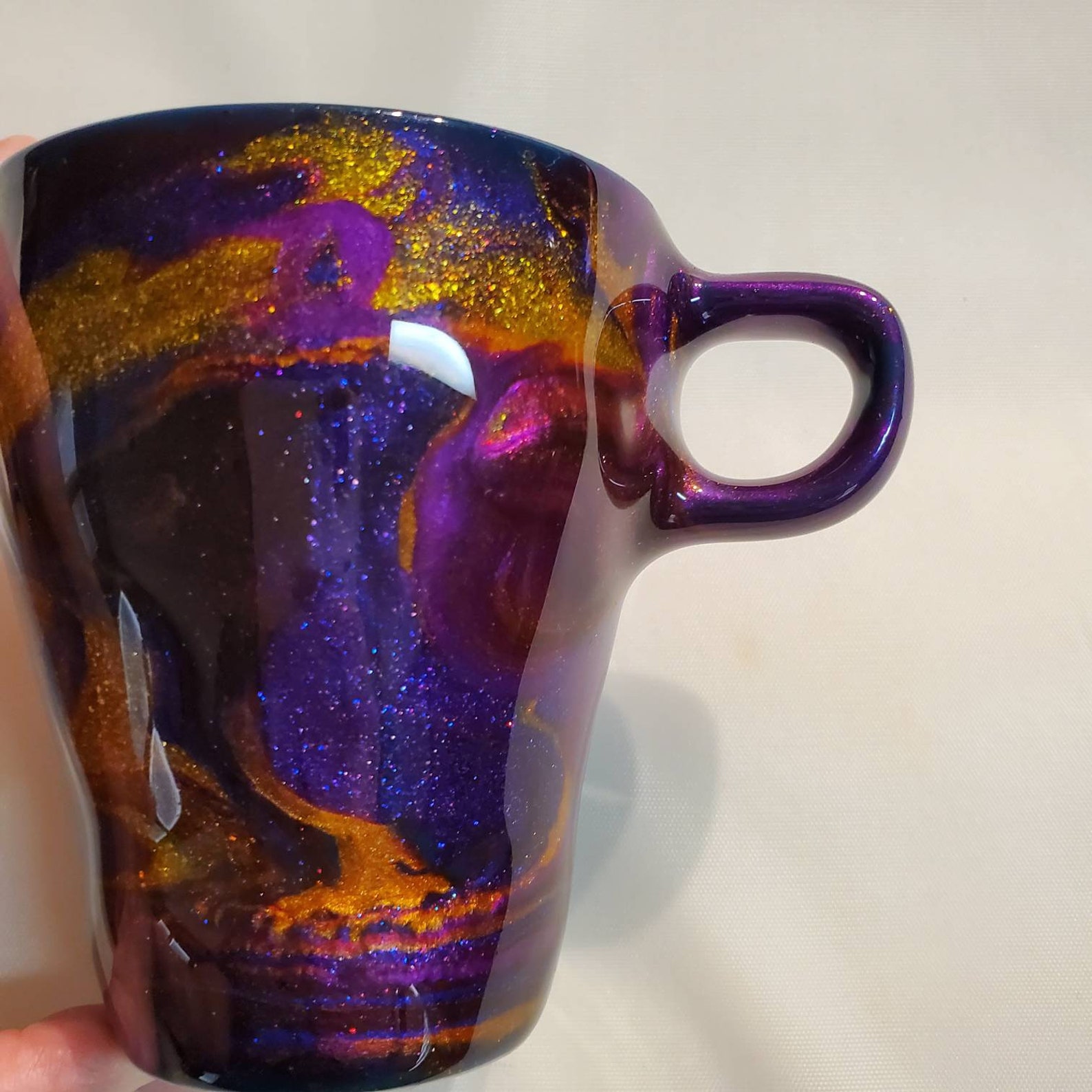 Resin Swirl Coffee Mug (8 Oz) - Etsy