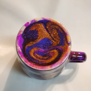 Resin Swirl Coffee Mug (8 Oz) - Etsy