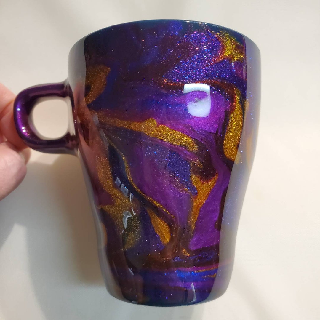Resin Swirl Coffee Mug (8 Oz) - Etsy