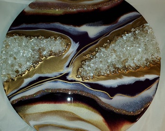 Round Geode Style - Etsy