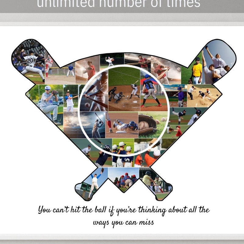 Baseball Photo Collage - Etsy