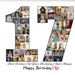 17th Birthday Photo Collage, Personalized 17th Picture Collage Template ...