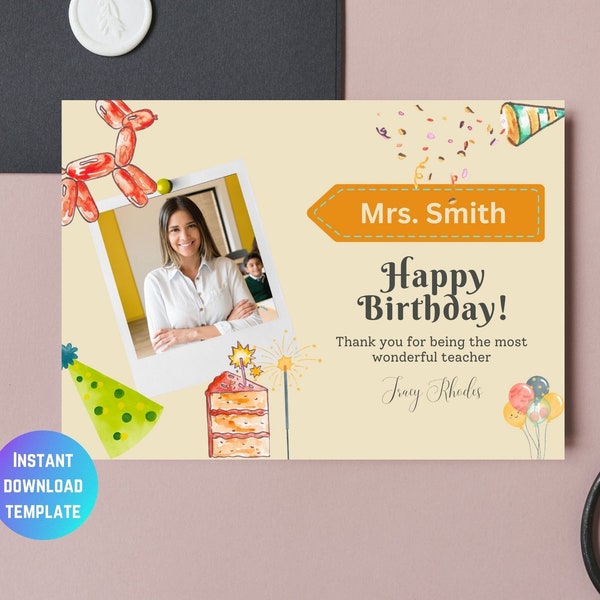 Teacher Birthday - Etsy