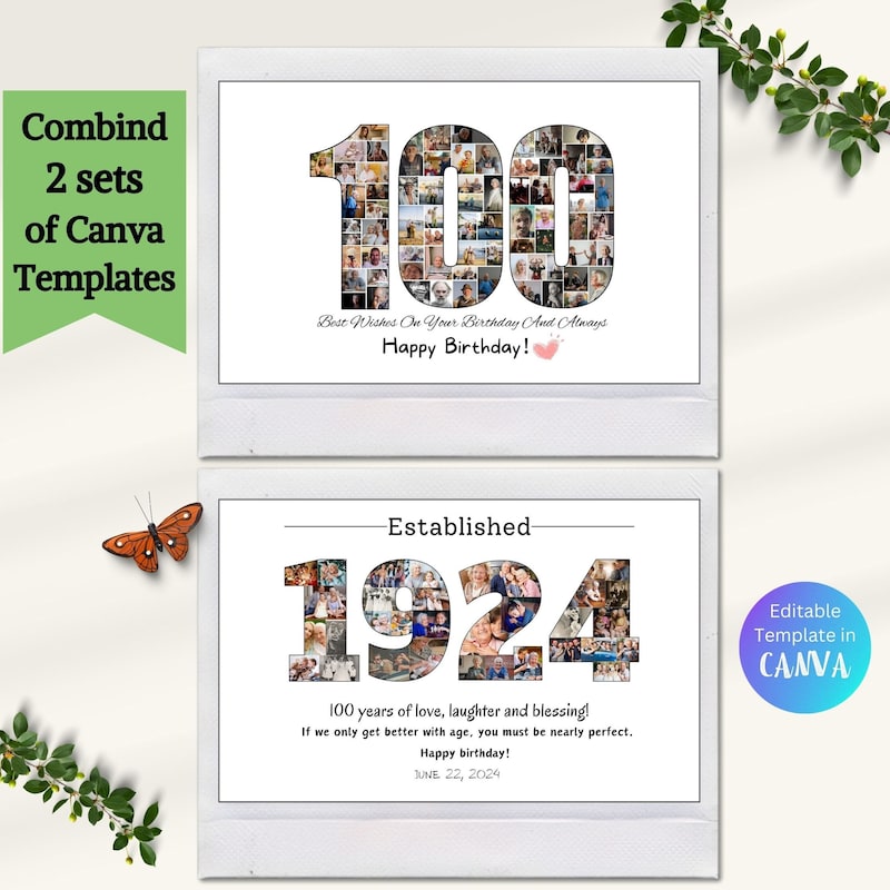 Personalized 100th Birthday - Etsy