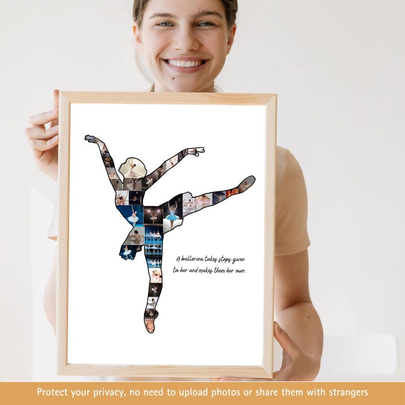 Custom Dance Photo Collage Template Personalized Gift for Dancer Ballet ...