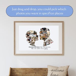 Custom Wedding Photo Collage Template Personalized Wedding Photo Album ...