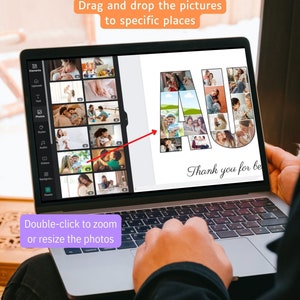 Christmas Tree Shape Collage Template Custom Christmas Photo Collage ...