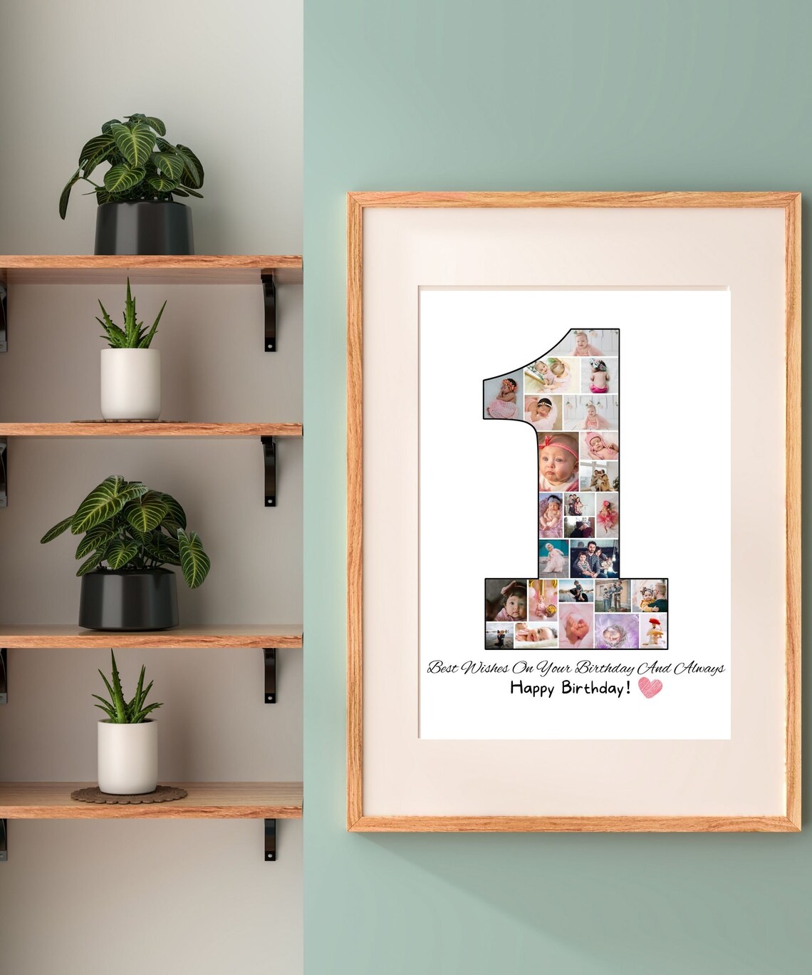 Custom 1st Birthday Photo Collage Personalized 1st Picture - Etsy