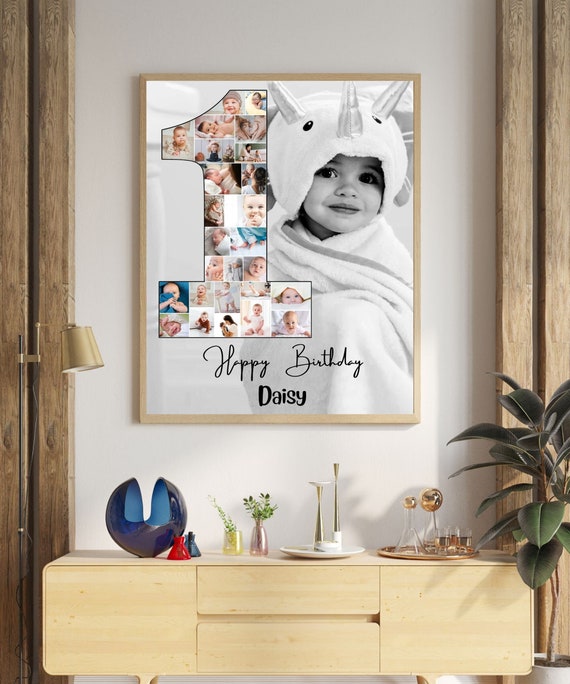 Custom 27 Photos Baby 1st Birthday Gift Custom First Birthday - Etsy