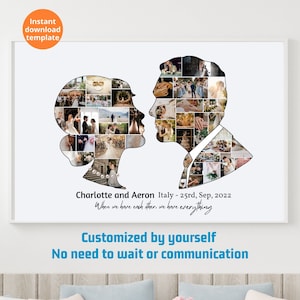 Custom Wedding Photo Collage Template Personalized Wedding Photo Album ...