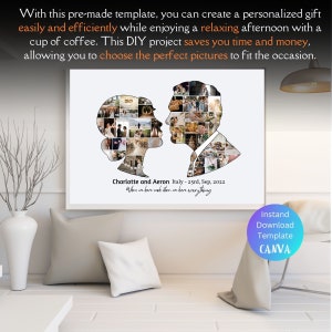 Custom Wedding Photo Collage Template Personalized Wedding Photo Album ...