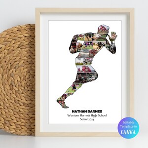 Custom Rugby Player Photo Collage Template Personalized Rugby Picture ...