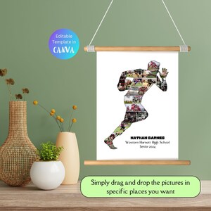 Custom Rugby Player Photo Collage Template Personalized Rugby Picture ...