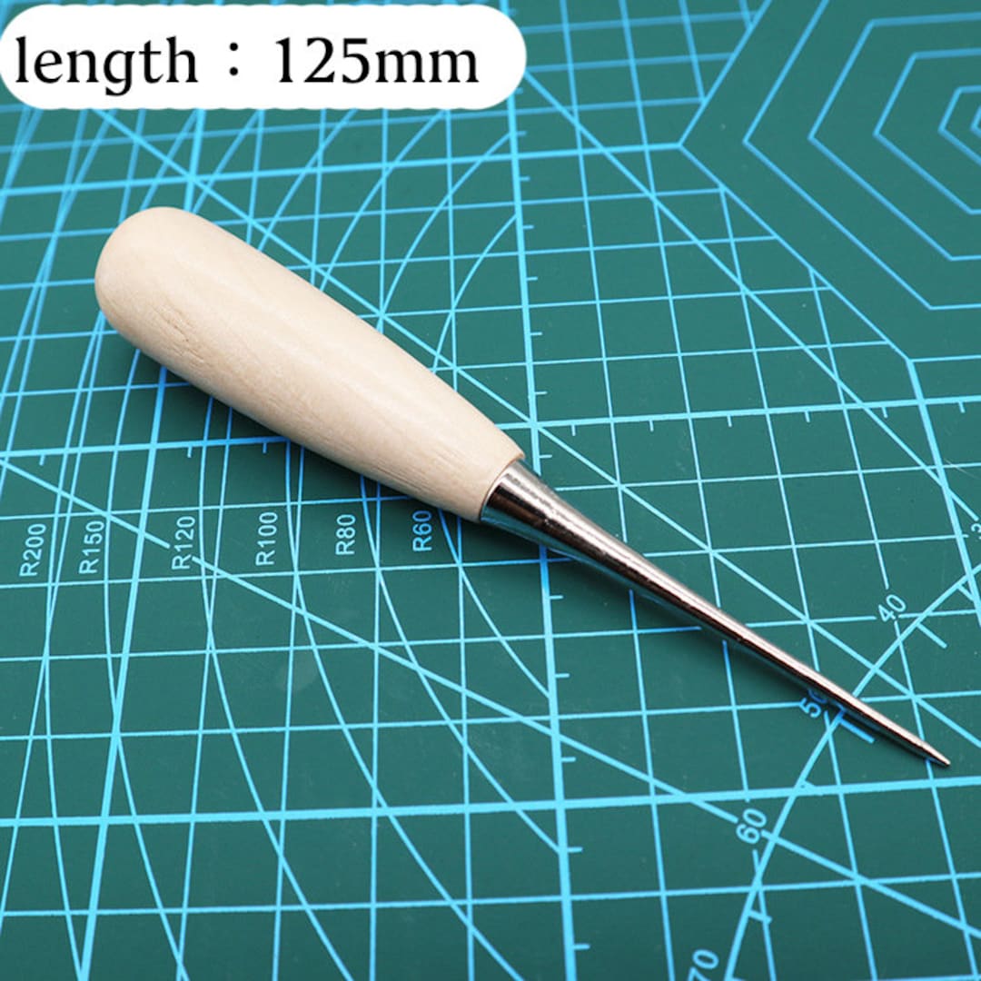 Round Hole Wood Handle Awl, Leather Craft Awl, Drillable Awl, Skc Awl ...