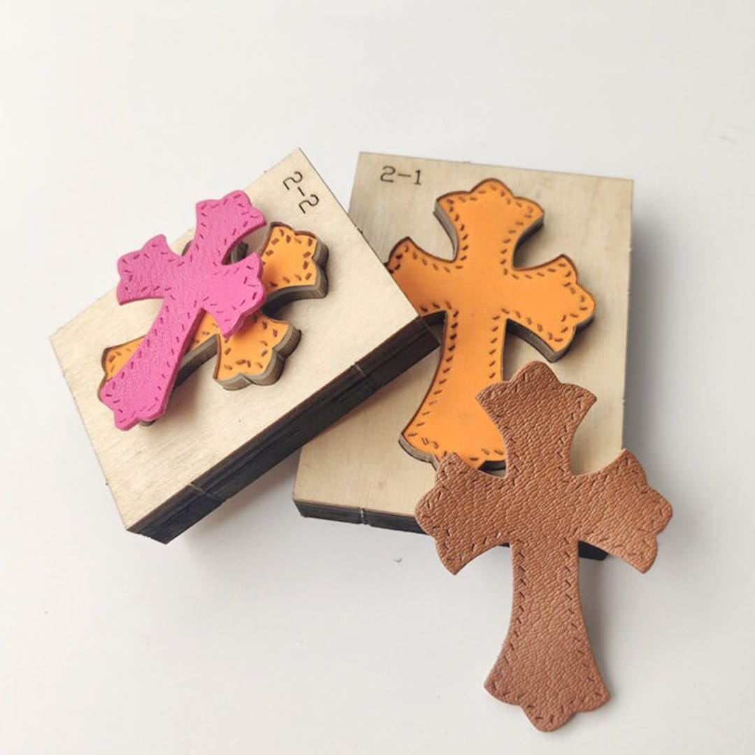 Custom Cross Design Leather Punch Die Cut Mold-handmade Steel Metal Die ...