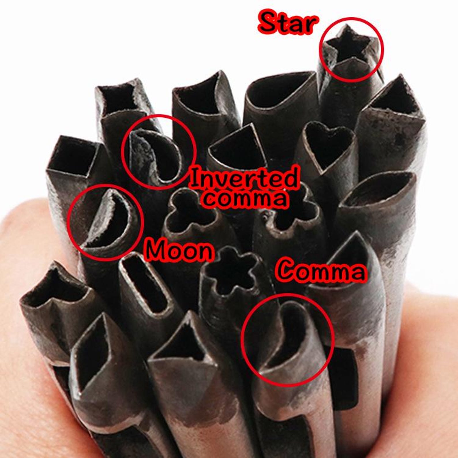Star Leather Hole Punches, Moon Metal Leather Puncher, Leather Punching ...