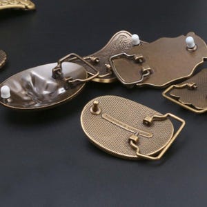 Fancy Leather Belt Head, DIY Multi-designed Leather Craft, Leather ...