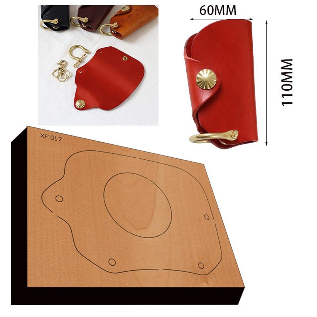 Key Holder Leather Die Cutting, Custom Leather Die Cut, Steel Rule ...