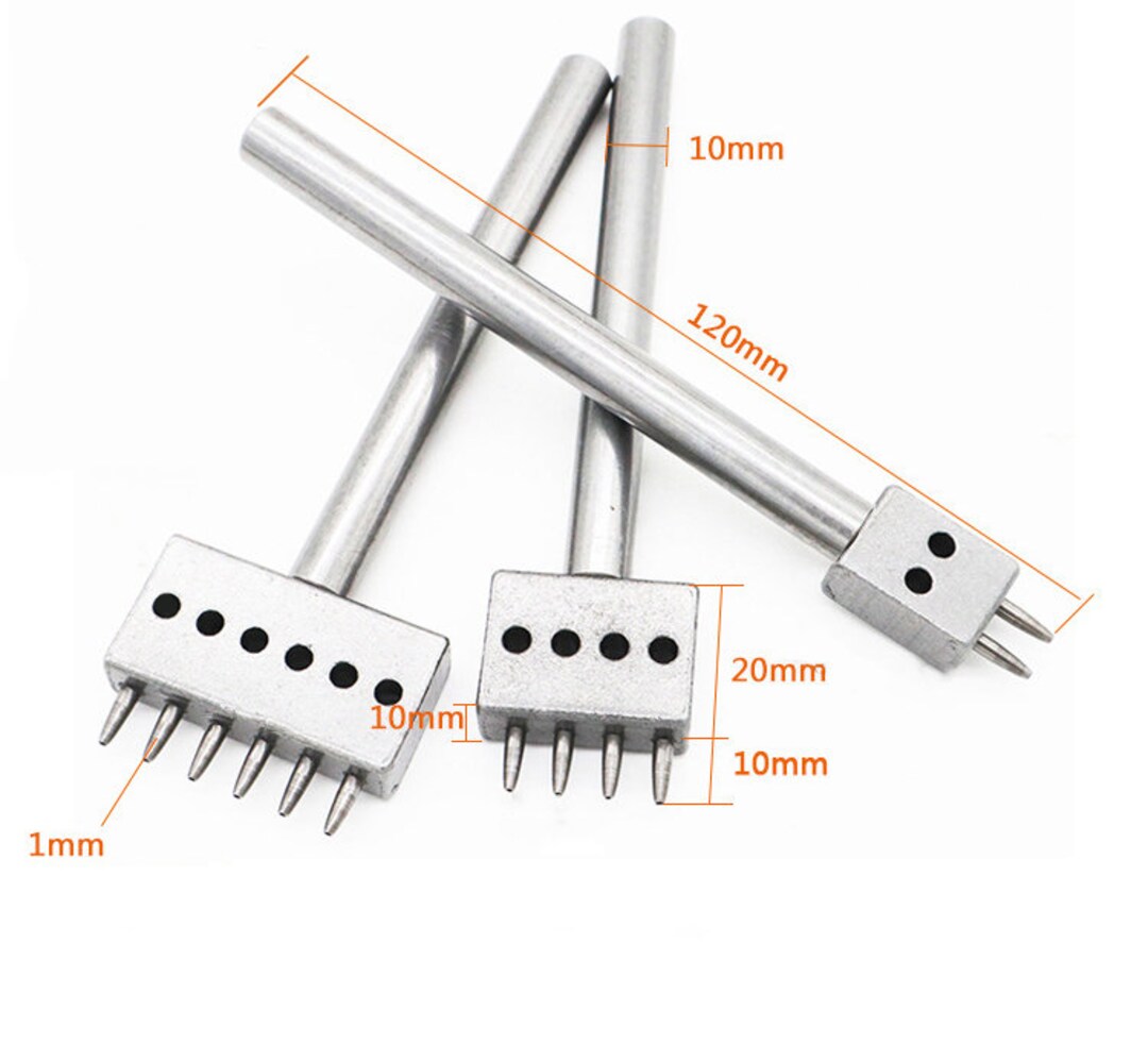 Row Punch Round Chop, Round Hole Round Row Punch, Leather Making ...