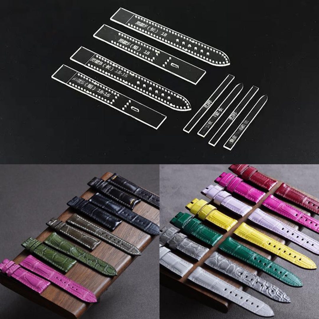 Acrylic Watch Band Template, Leather Tool Belt Fixed Hole Plate ...