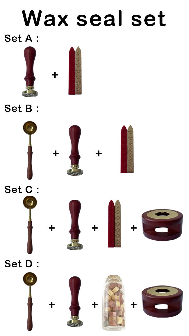 Key Wax Seal Stamp-personalized Wedding Initials Wax Seal Stamp-wedding ...