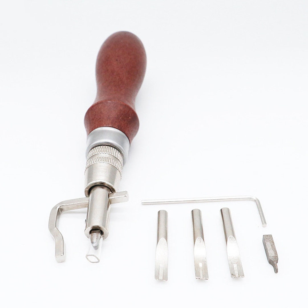 7-in-1 Leather Trenchers, Handmade Wooden Handle Trenchers, Handmade ...