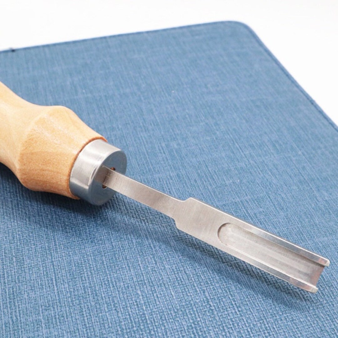 French Wide Spatula, Wide Mouth Spatula Leather Tool, Beveled Wide ...