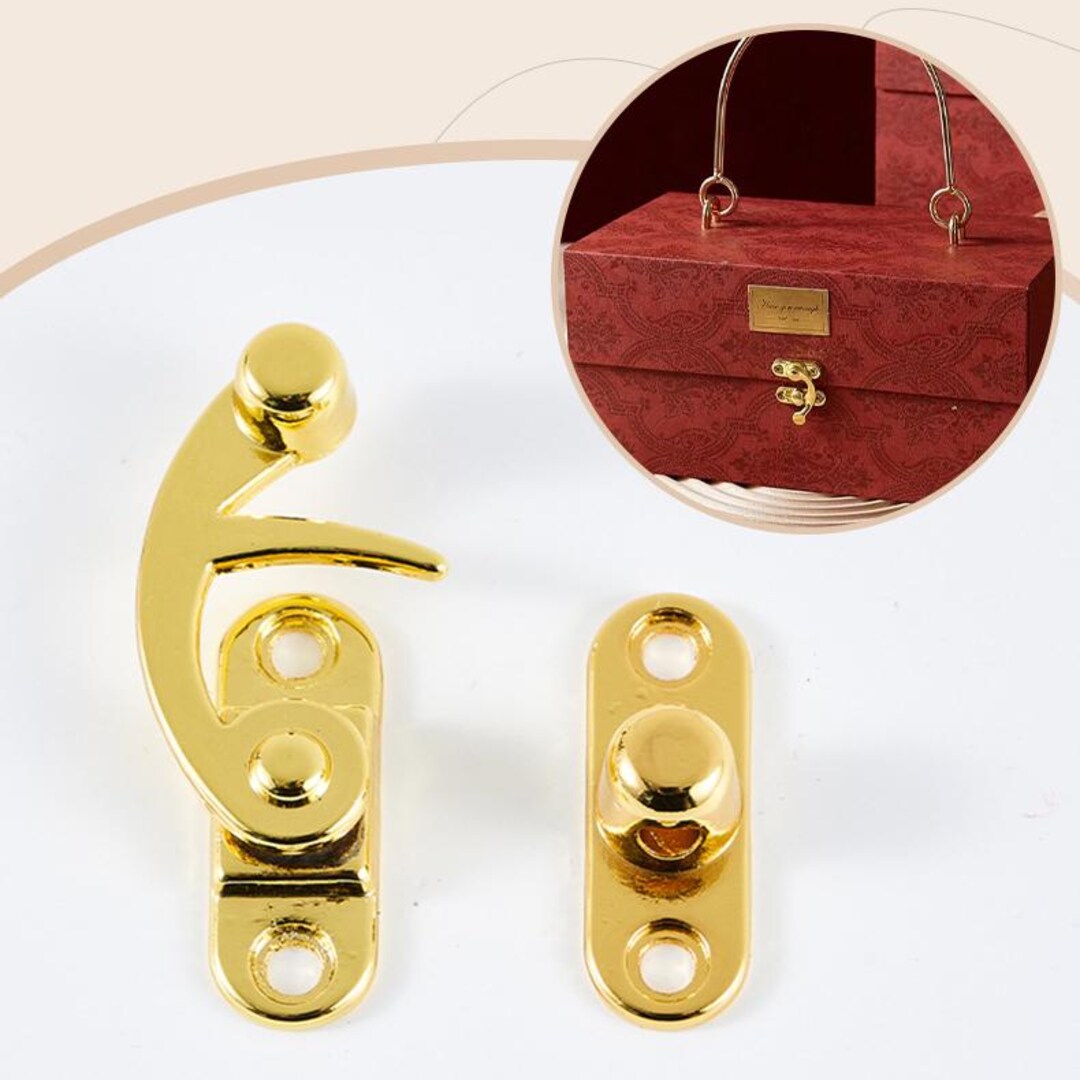 Wooden Box Latch, Handmade Box Button, Box Buckle, Leather Craft ...