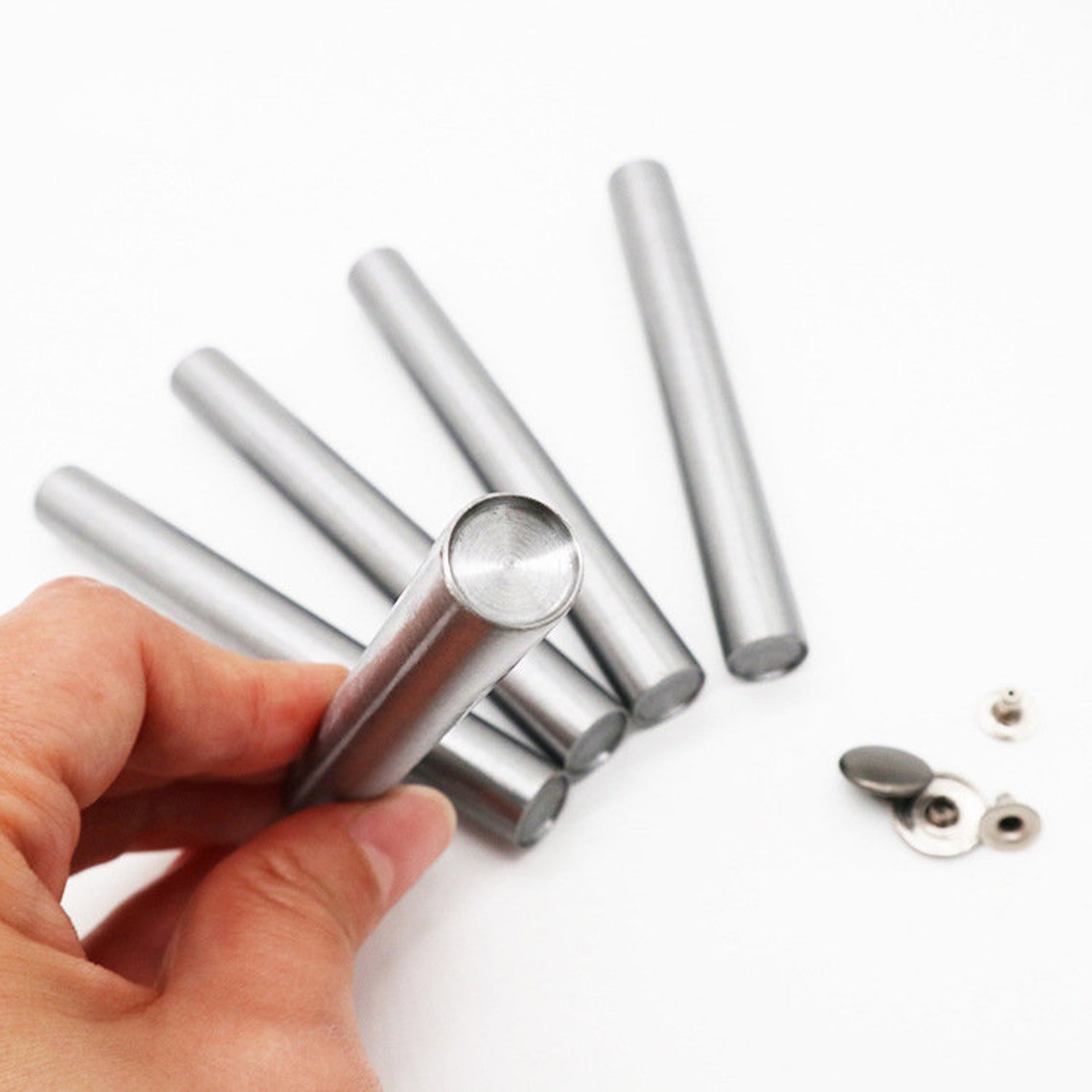 Double Sided Stud Punch, Rivet Punch, Leather Round Punch, Flat Head ...