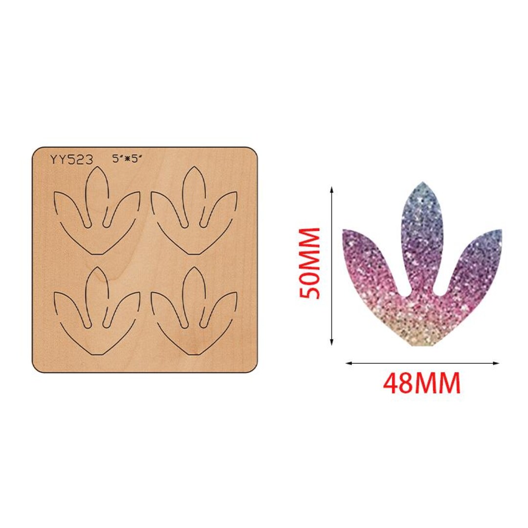 Trefoil Leather Die Cut, Custom Leather Stainless Steels Cut Die, Metal ...