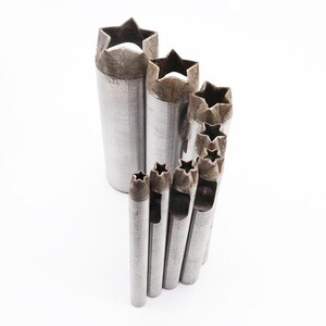 Star Leather Hole Punches, Moon Metal Leather Puncher, Leather Punching ...