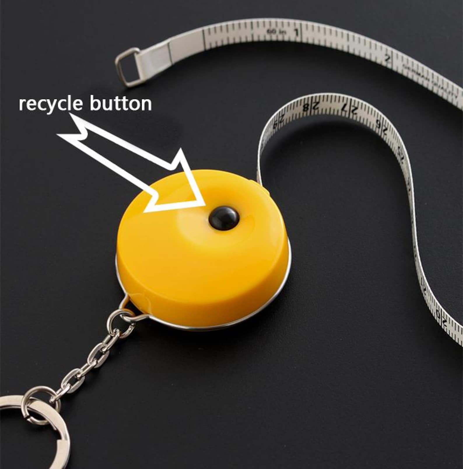 150cm Mini Soft Ruler, Keychain Tape Measure, Beating Board Ruler ...