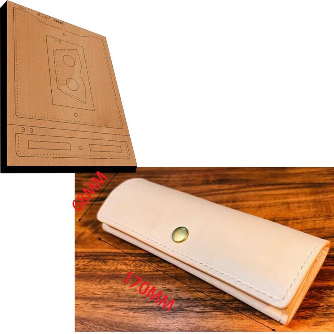 Leather Box With Wood Panel Die-cutting, DIY Steel Rule Metal Die ...