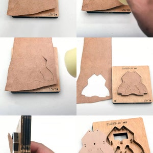 Triangles Shape Leather Woodfree Die Cutting,right/round Angle, Leather ...