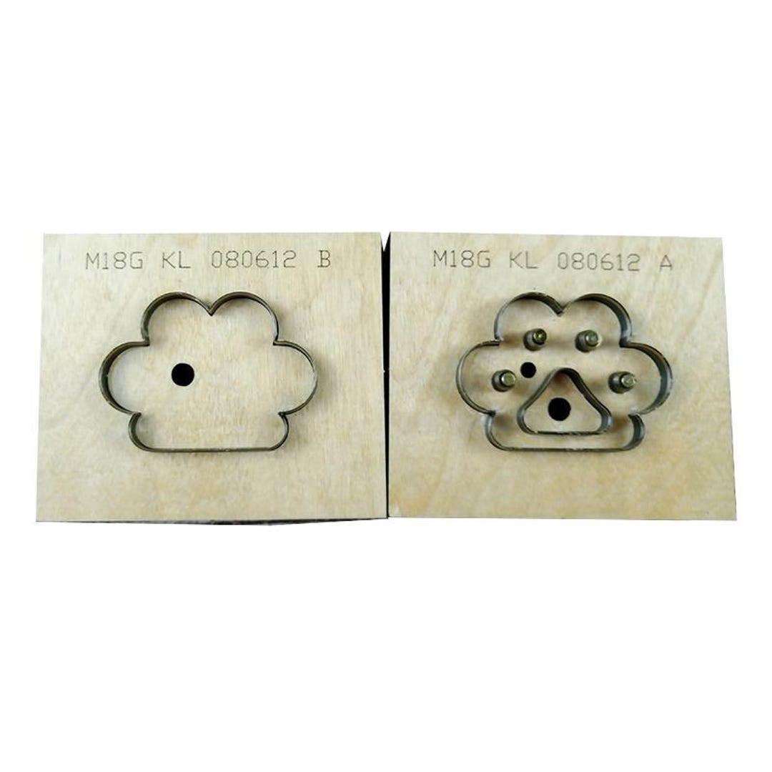 Handmade Bear Paw Pandant Leather Die Cutting-diy Decoration Leather ...