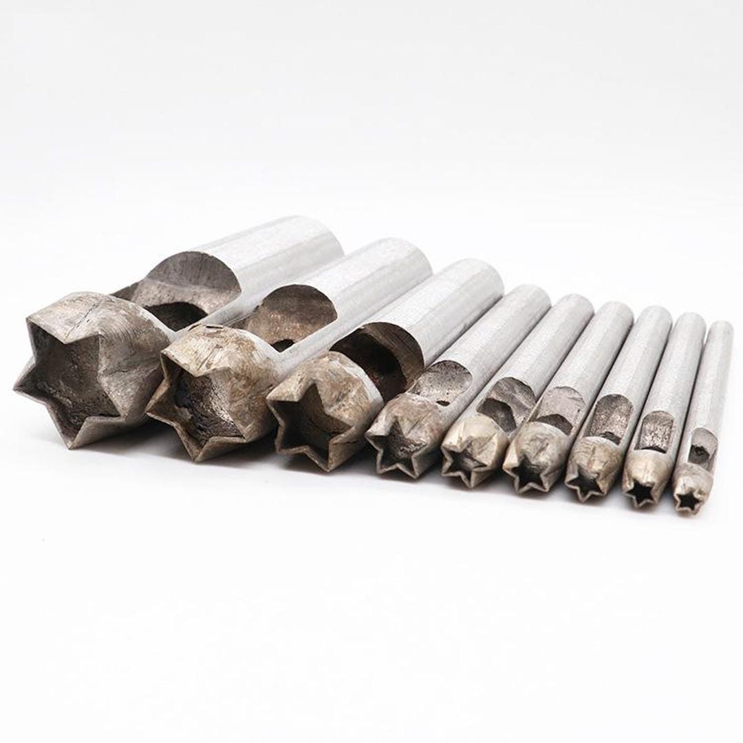 Star Leather Hole Punches, Moon Metal Leather Puncher, Leather Punching ...