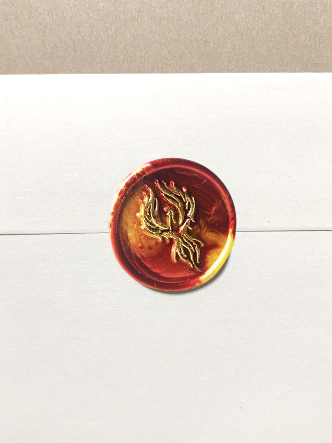 Phoenix Design Wax Seal Stamp-personalized Wedding Initials Wax Seal ...