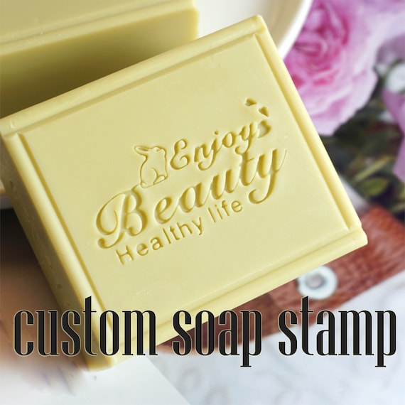 Custom soap stampAcrylic Soap stamp with boxPersonalized | Etsy
