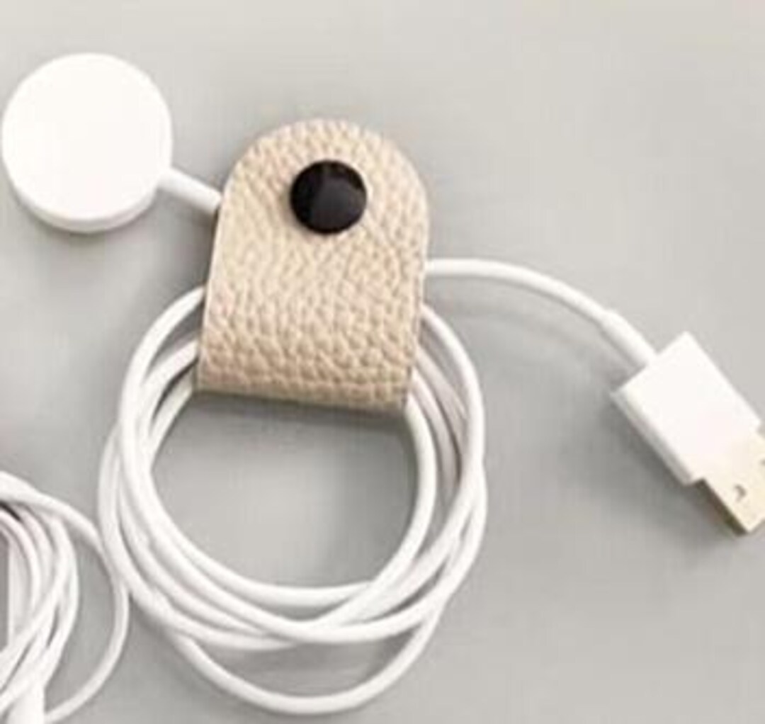 DIY Data Cable Organizer Leather Die Cut-handmade Headphone Line ...