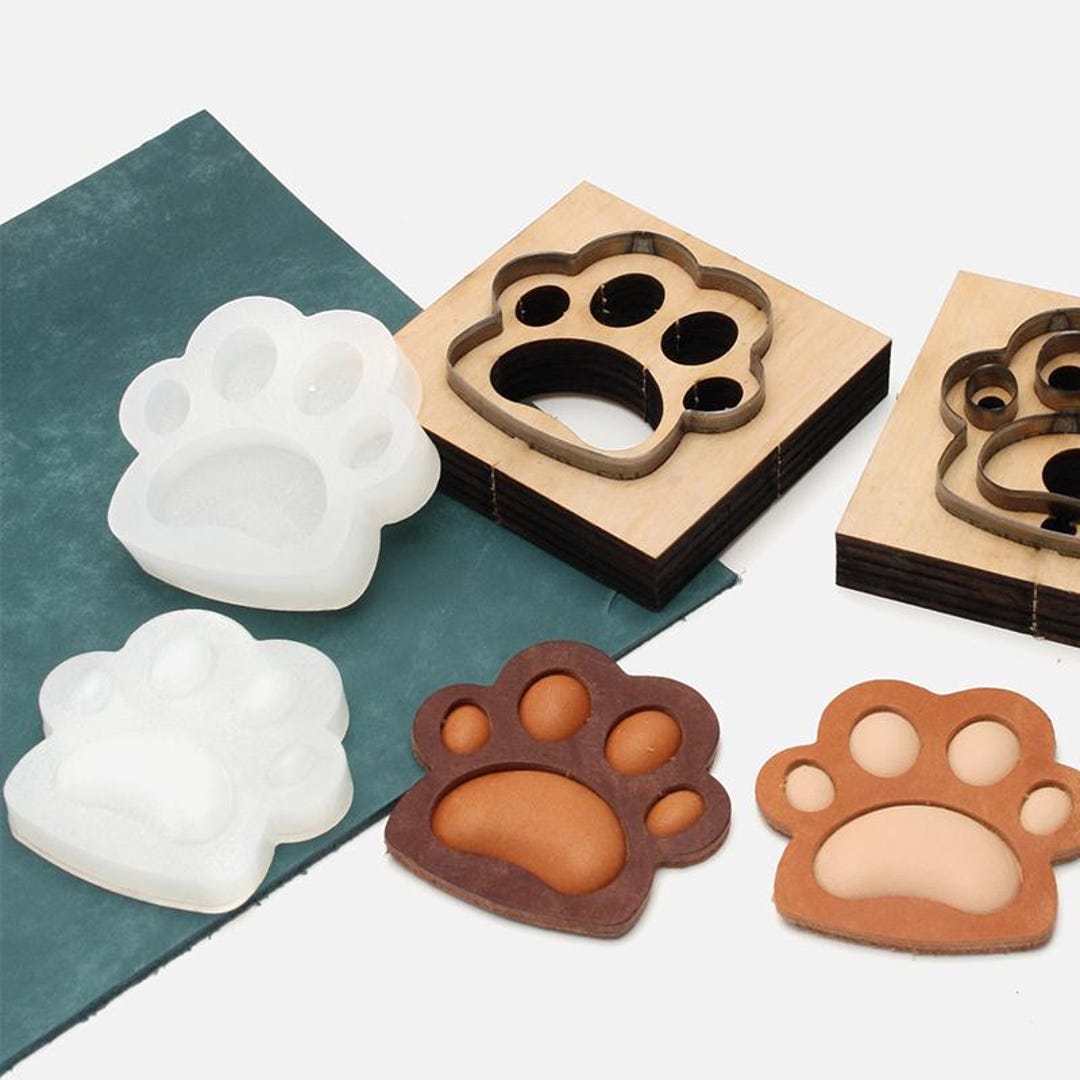 3D Dog Paw/cat Paw Shaping Mold-paw Leather Die Cutting-leather Shaping ...