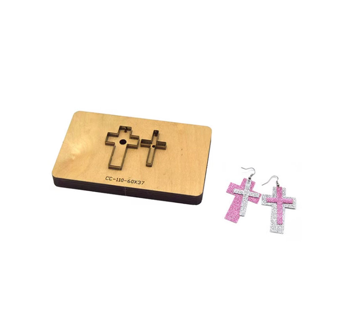 Crucifixion Leather Punch Die Cut Mold, Steel Rule Metal Die Cutter ...