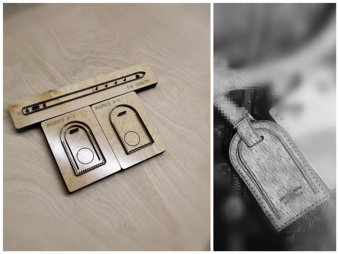 DIY Leather Luggage Tag Die Cut-handmade Steel Rule Metal Die Cutter ...