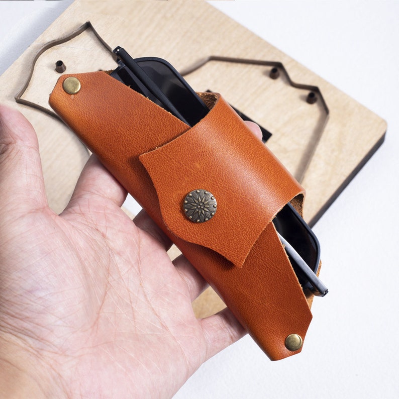 Custom Glasses Box Leather Die Cut, Diy Eyeglass Case Die Cut ...
