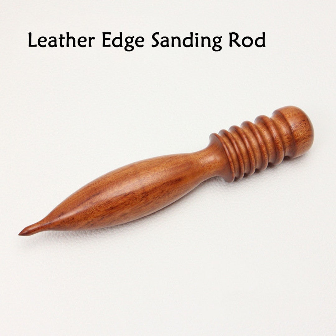Wooden Leather Edge Sanding Rod, Handmade Wooden Sanders, Handmade ...