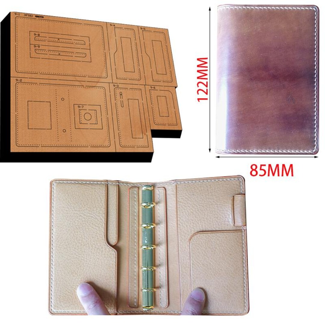 DIY Flipcharts Notebook Cover Leather Die Cut-handmde Attachable Loose ...