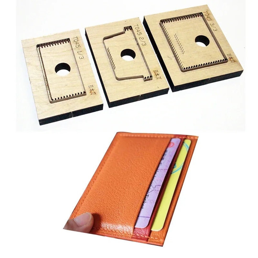 DIY Card Bag Custom Leather Die Cutting, Custom Card Bag Die Cut, Steel ...