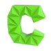 Papercraft Letter C 3D DIY Pepakura Origami Paper Low Poly - Etsy