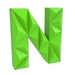 Papercraft Letter N 3D DIY Pepakura Origami Paper Low Poly - Etsy