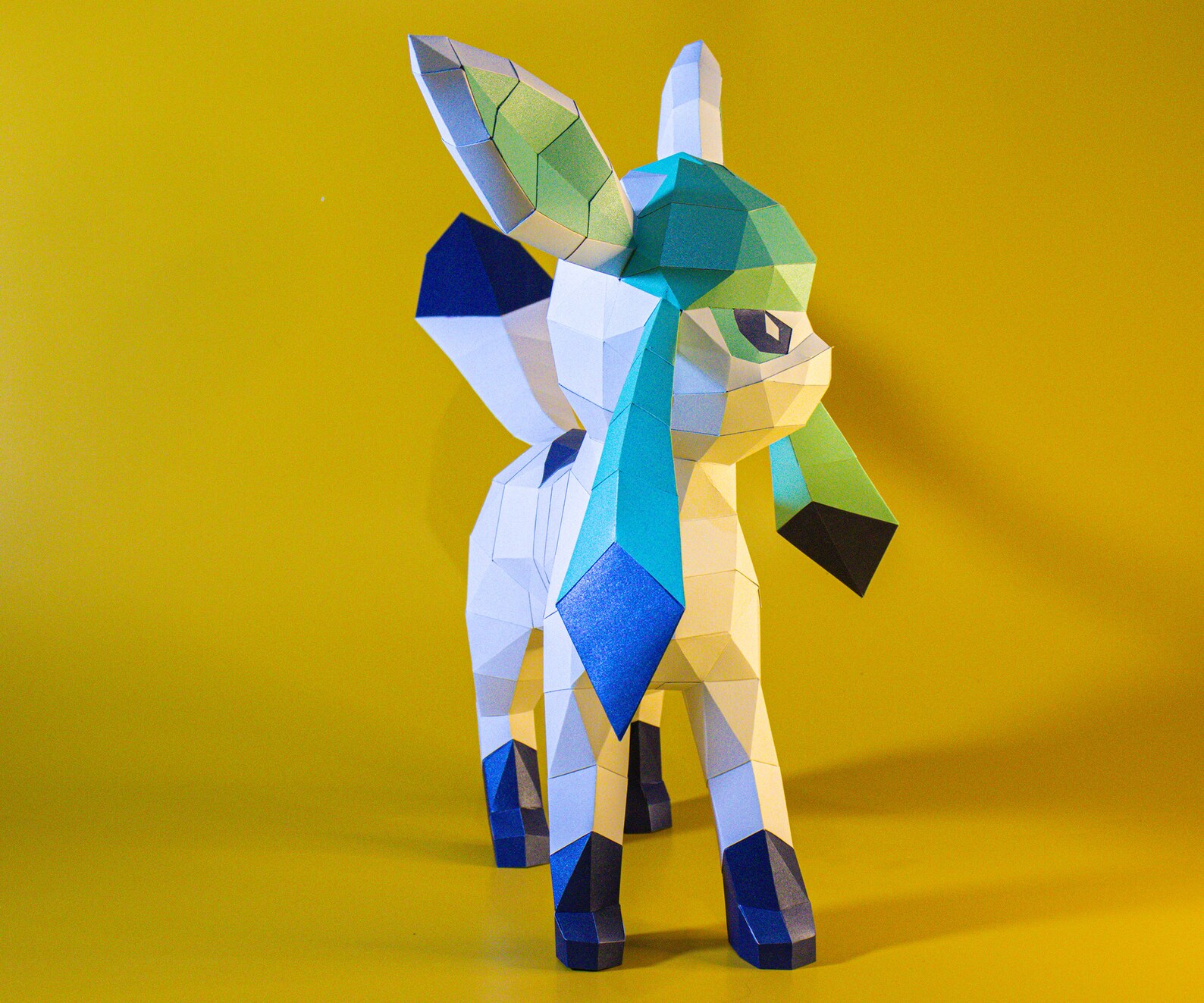 Pokemon Glaceon Eevee Evolution 3D Papercraft PDF, Templates, DIY ...